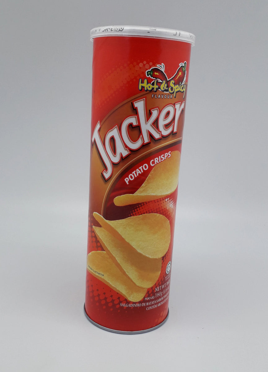 Jacker Potato Crisps Hot & Spicy 150 gr – Devnan Logistics
