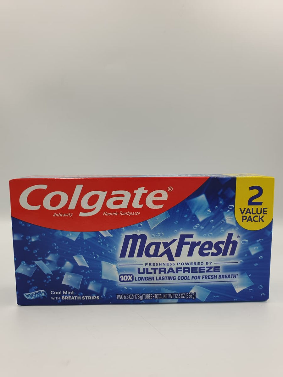 Tandpasta Colgate Maxfresh Breath Strips Cool Mint 2 pack 12.6oz 356gr ...