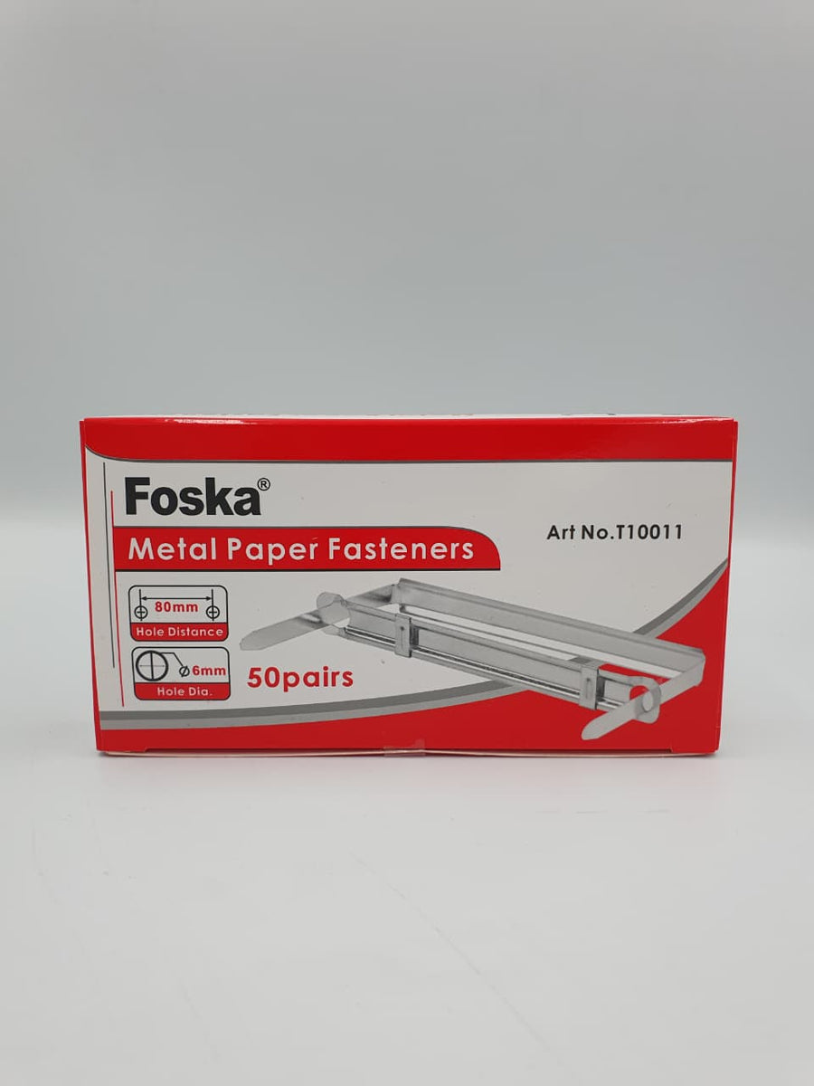 Foska Metal Paper Fasteners – Devnan Logistics