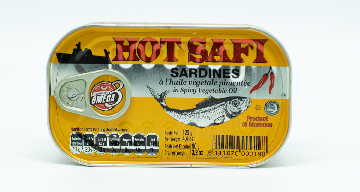 Safi Sardines Vegetable Oil HOT 125gr – Devnan Logistics