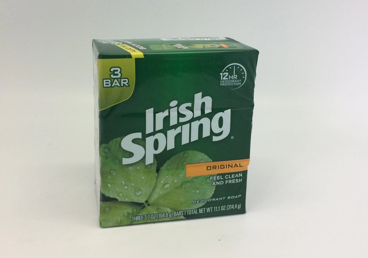 Badzeep Irish Spring Bar Soap Original 3.75OZ 3pk – Devnan Logistics